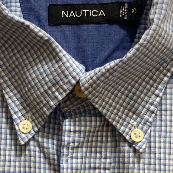 Nautica | Shirts | Mens Nautica Button Down Short Sleeve Shirt Size Xl ...